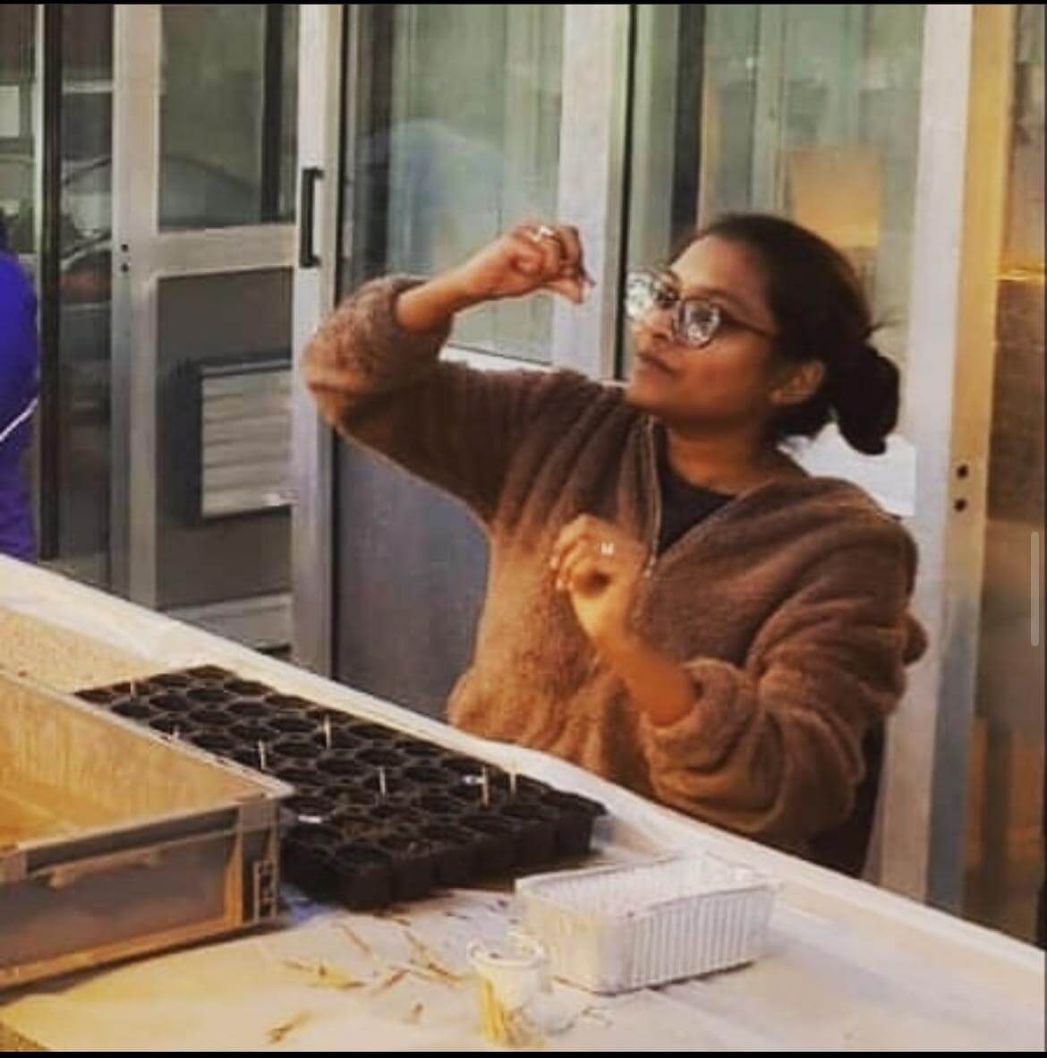 She reposed trust in plants to tide over tough days in foreign lab ...